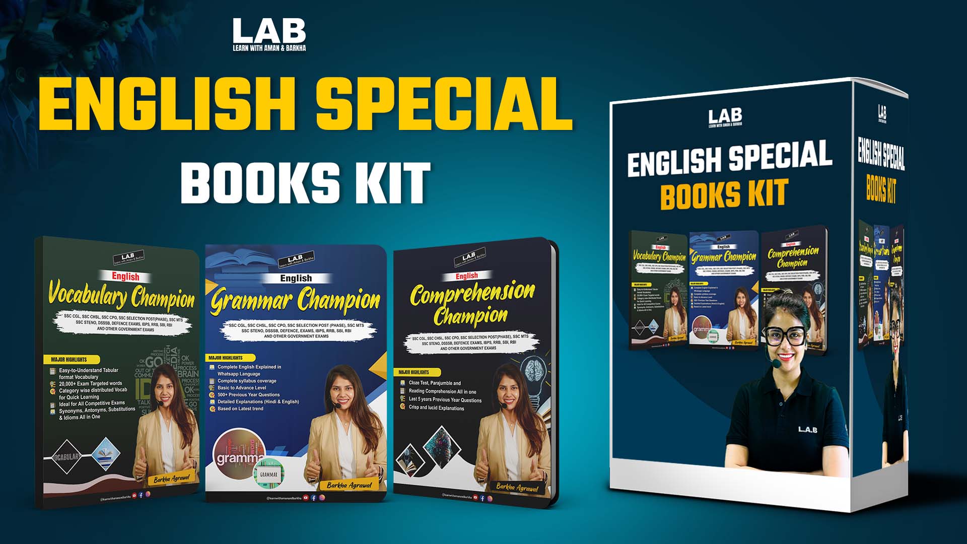 Bank maha pack selection box 2.0 with english book kit